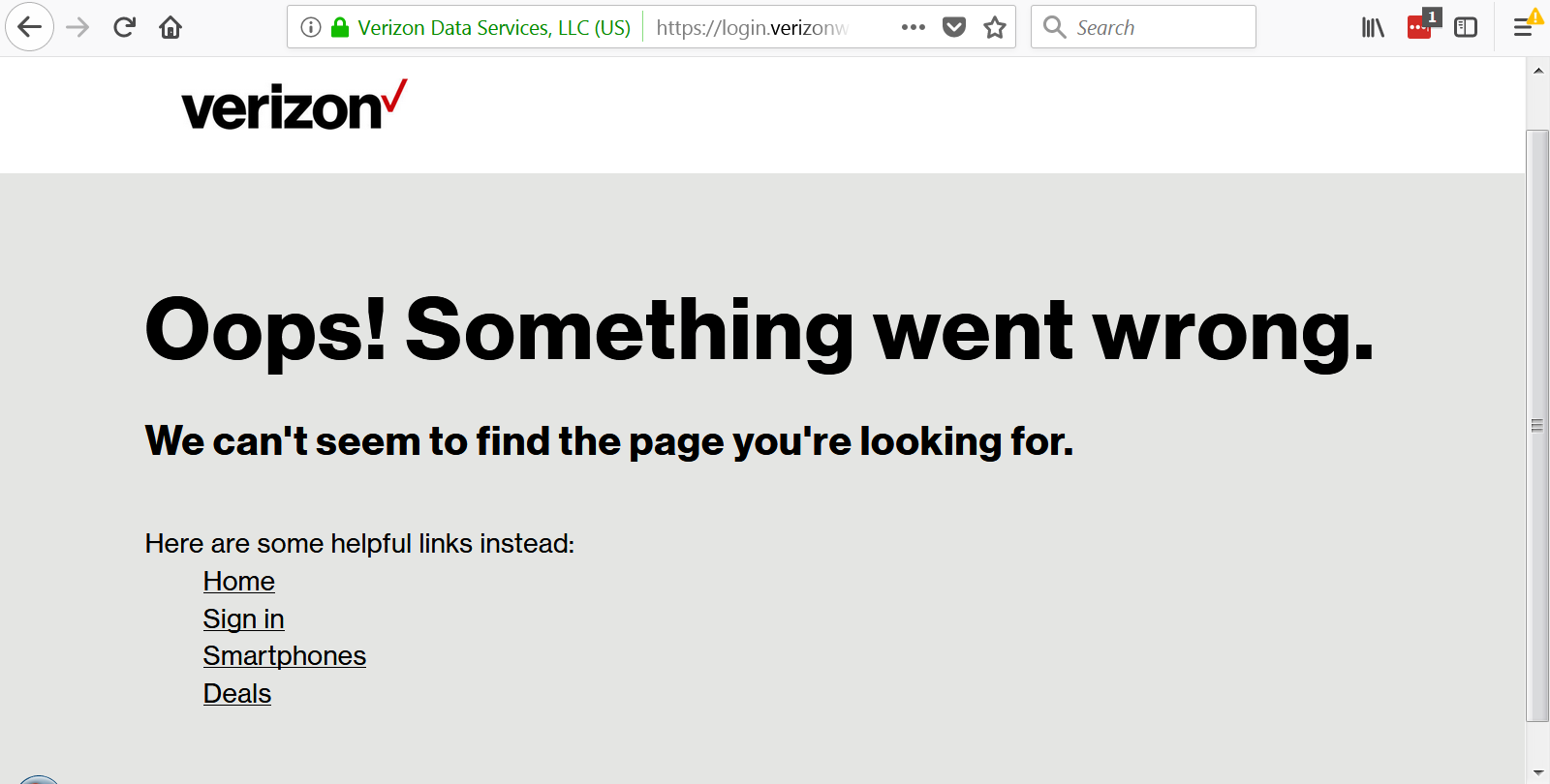 Soluci n De Error De Actualizaci n En L nea De Verizon DOS Geek